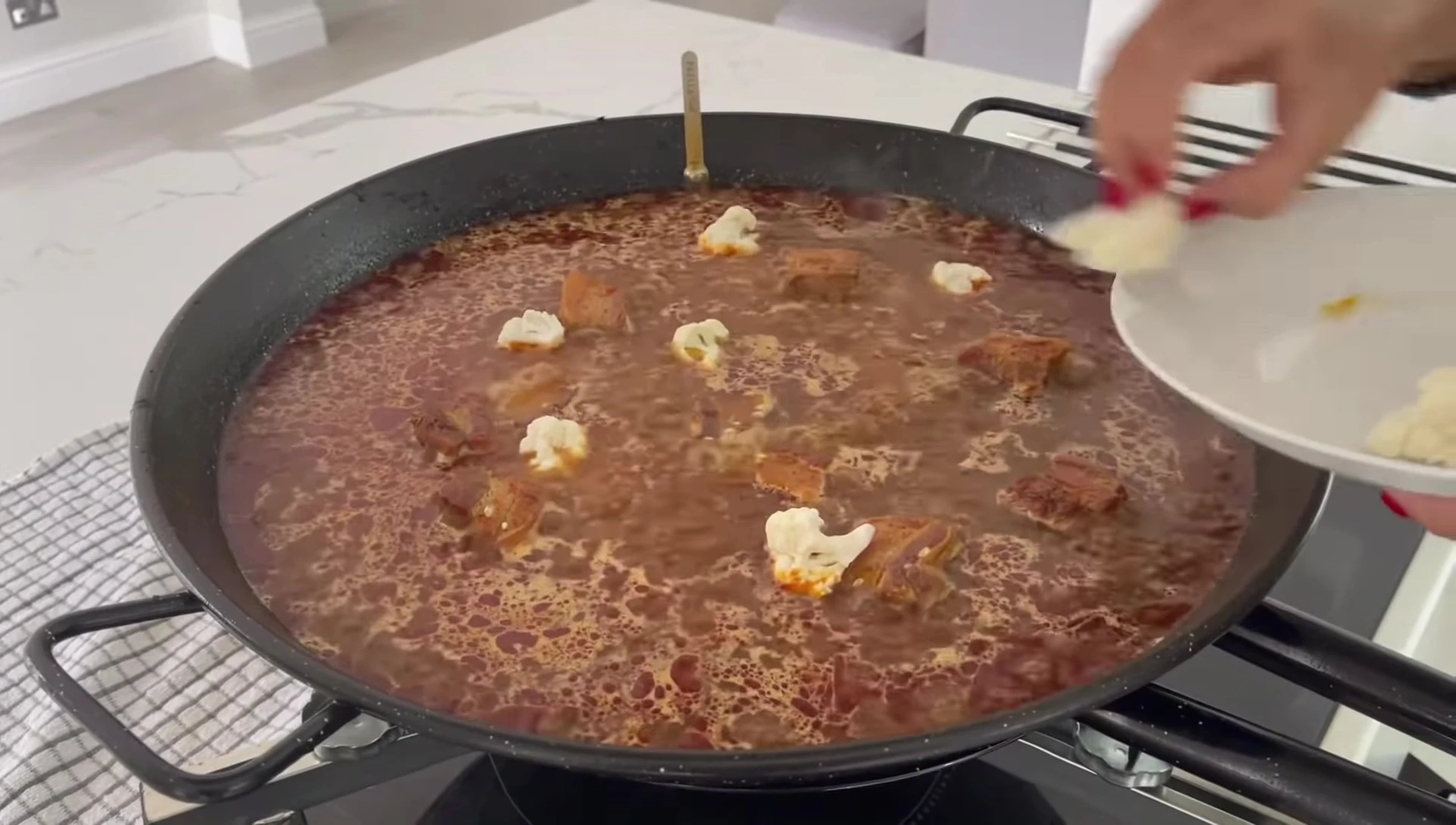 Arroz con Panceta y Coliflor: Receta Fácil con Imán Paellafacil